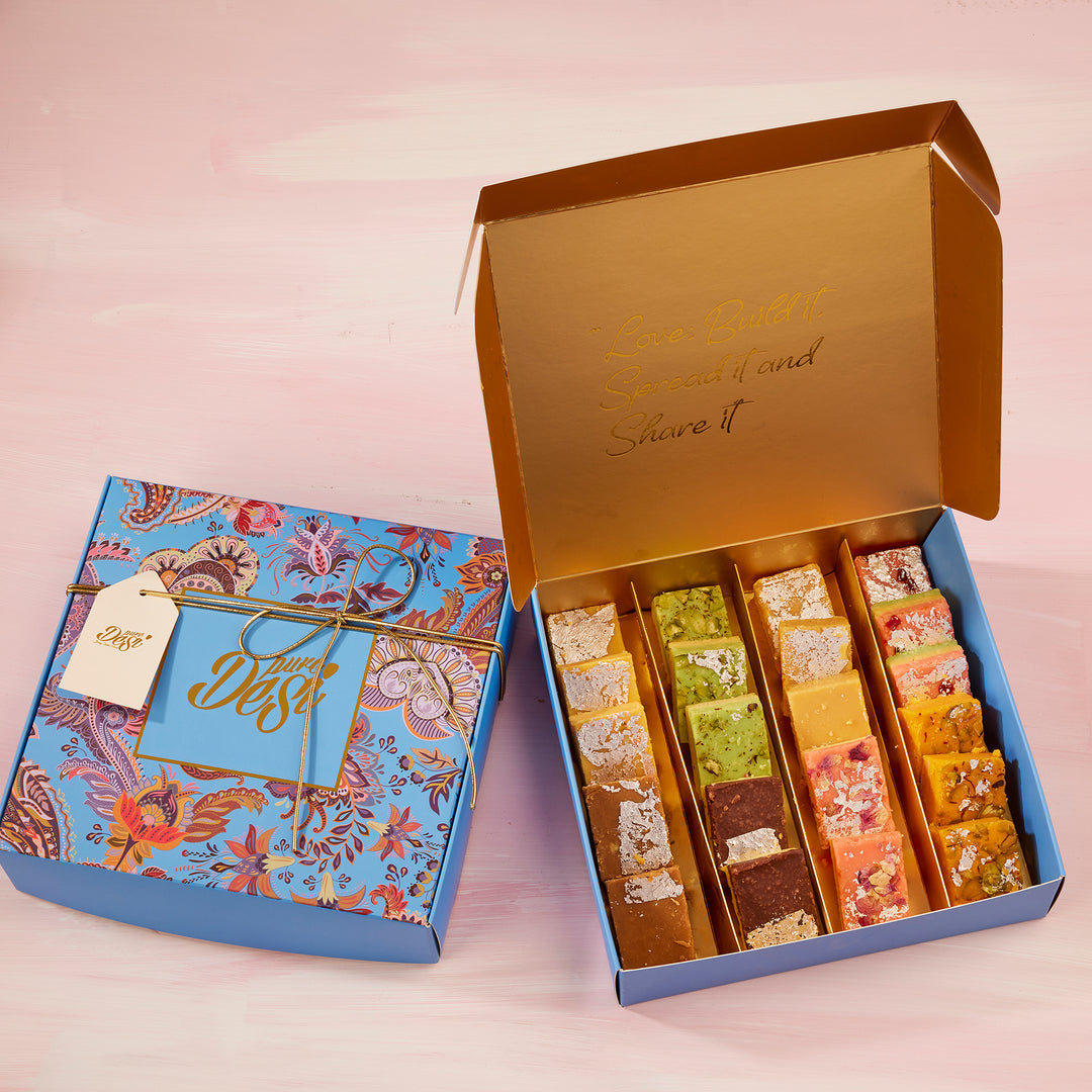 Large Mix Barfi Box | Indian Sweets Online Australia | Pure Desi - Pure ...